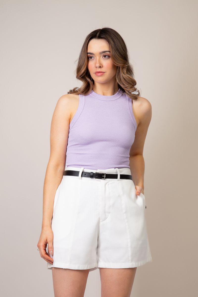 Regata Light Manu - Lilás - Amey Moda Feminina