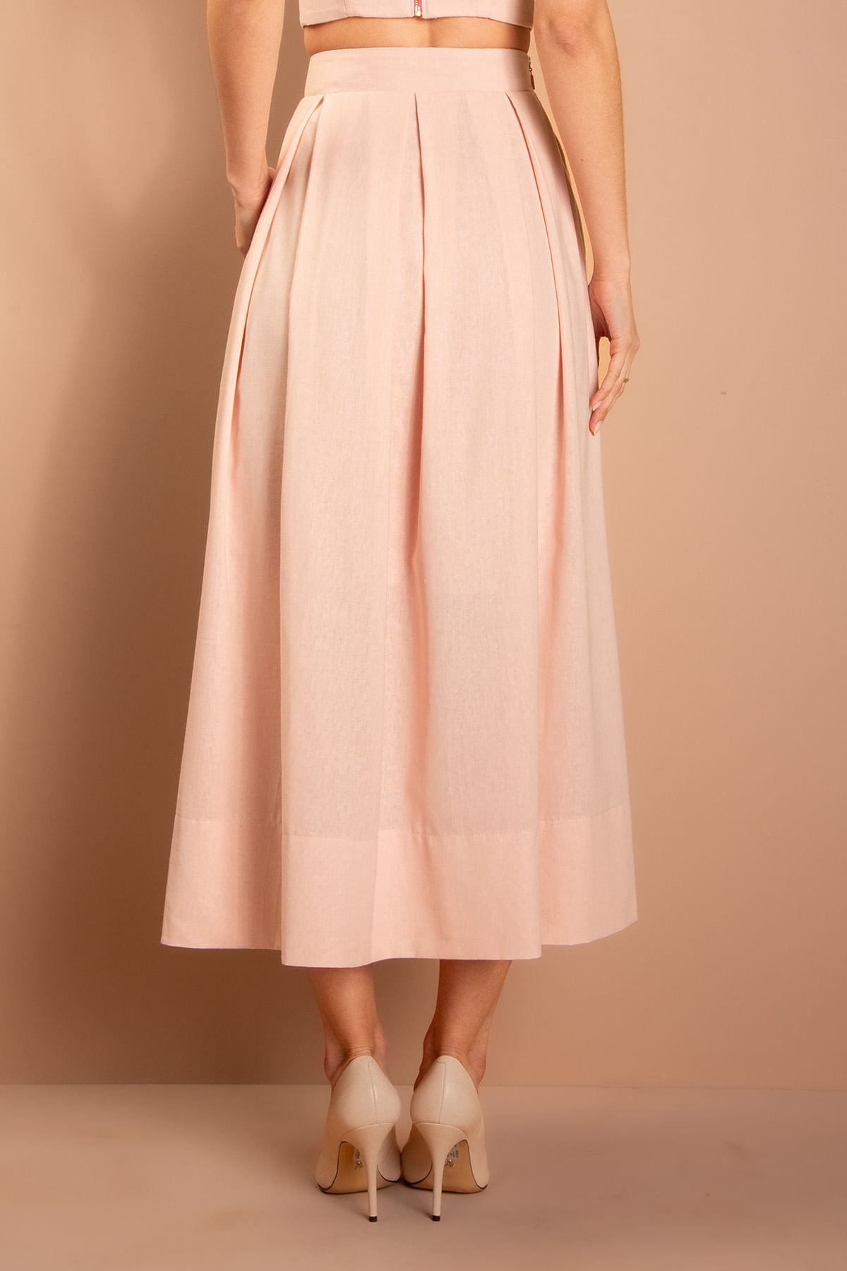 Saia Aly - Rosa - Amey Moda Feminina